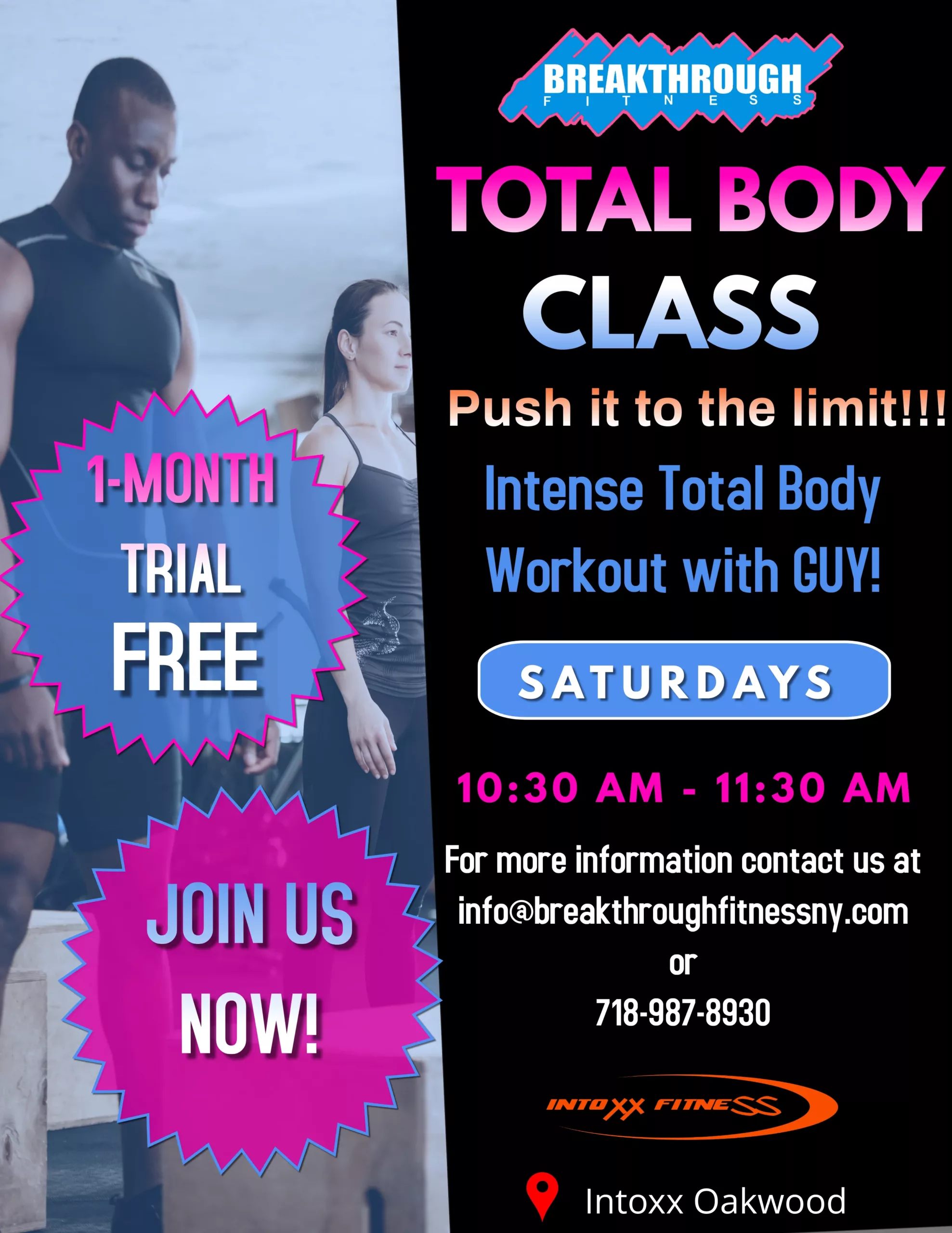 What We Offer - Breakthrough Fitness